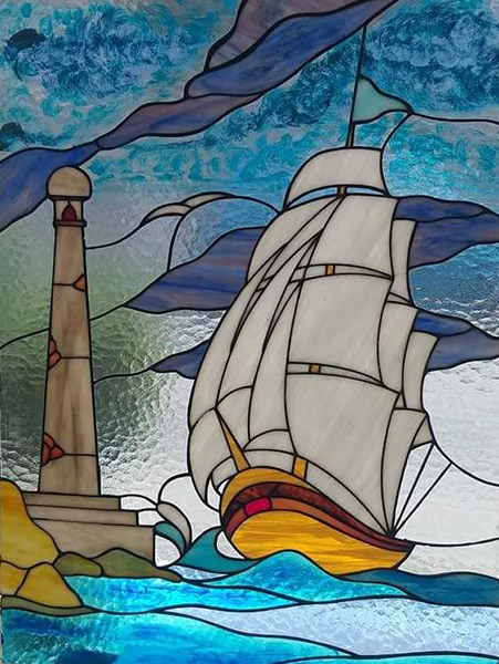 ΘΑΛΑΣΣΟΓΡΑΦΙΕΣ ΒΙΤΡΩ - Vitro Art Glass Studio | Σχέδια Βιτρώ και ...