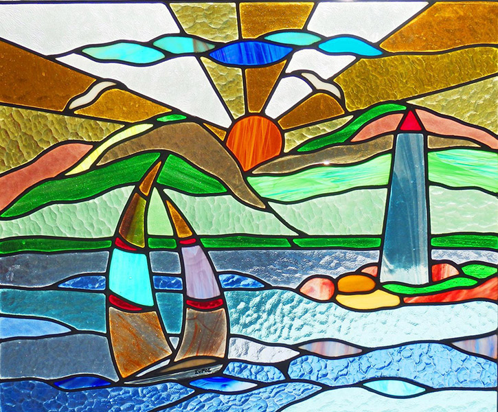 ΘΑΛΑΣΣΟΓΡΑΦΙΕΣ ΒΙΤΡΩ - Vitro Art Glass Studio | Σχέδια Βιτρώ και ...