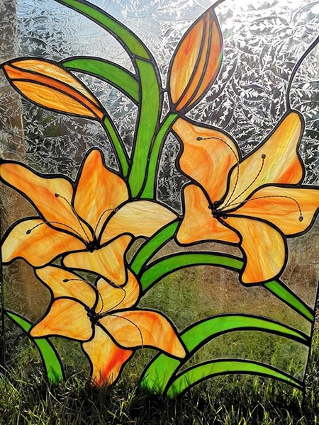 FLORAL ΣΧΕΔΙΑ ΒΙΤΡΩ - Vitro Art Glass Studio Πειραιάς | Σχέδια Βιτρώ ...