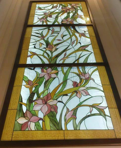 FLORAL ΣΧΕΔΙΑ ΒΙΤΡΩ - Vitro Art Glass Studio Πειραιάς | Σχέδια Βιτρώ ...